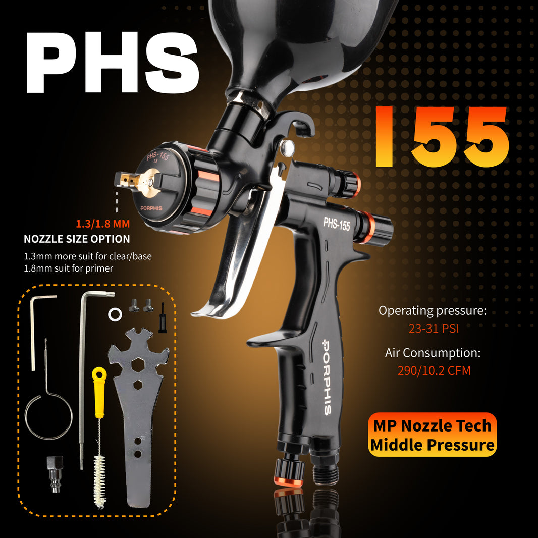 PORPHIS PRD&PHS Automotive Refinishing Spray Paint Gun